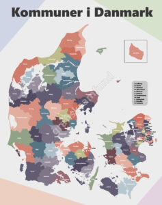 Kommunale, regionale og alm. danmarkskort m.m. – Grafisk Samfund